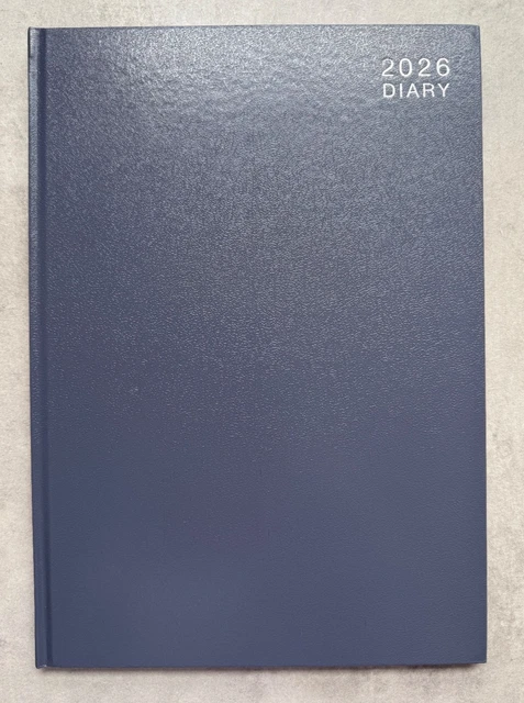 TALLON 2026 A4 Diary Grey Full Year Planner Hardback Work Office Desk ...