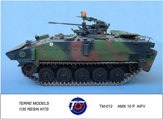 1/35 FRANZÖSISCHER SCHÜTZENPANZER AMX 10 P, Terre Models Resin Kit EUR ...