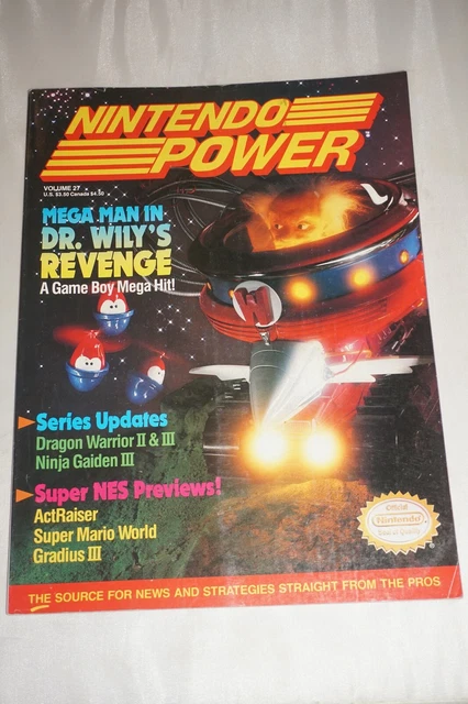 NINTENDO POWER VOL 27 Mega Man Dr Wily's Revenge Magazine #1 Poster £21 ...