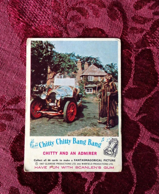 1969 SCANLENS CHITTY Chitty Bang Bang (24) CHITTY AND AN ADMIRER EUR 6 ...