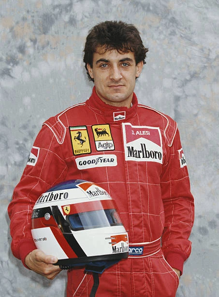 JEAN ALESI OF France Driver Of The Scuderia Ferrari Spa Old F1 Racing ...