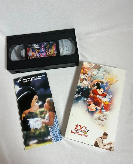 WALT DISNEY WORLD 100 Years of Magic VHS Tape Vacation Souvenir ...