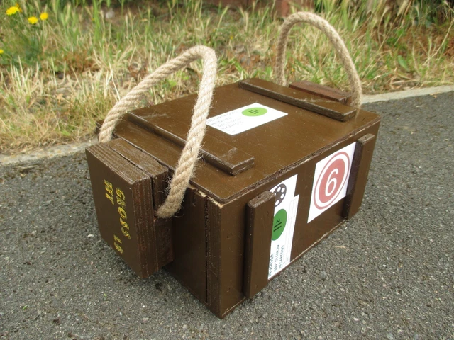 REPRO WW2 BRITISH 303 Wooden Ammo Crate Box x1 Empty Reenactment ...