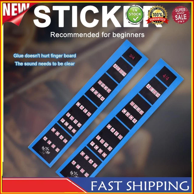 3 4 4 4 Violin Fretboard Sticker Tape Beginners Fingerboard Chart