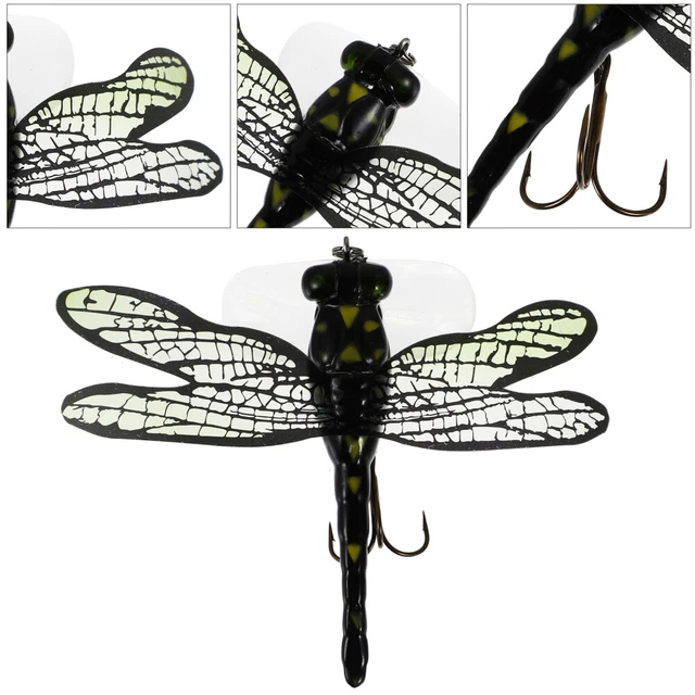 ARTIFICIAL SOFT BAIT Fly Fishing Float Lure Dragonfly Insect £10.19 ...