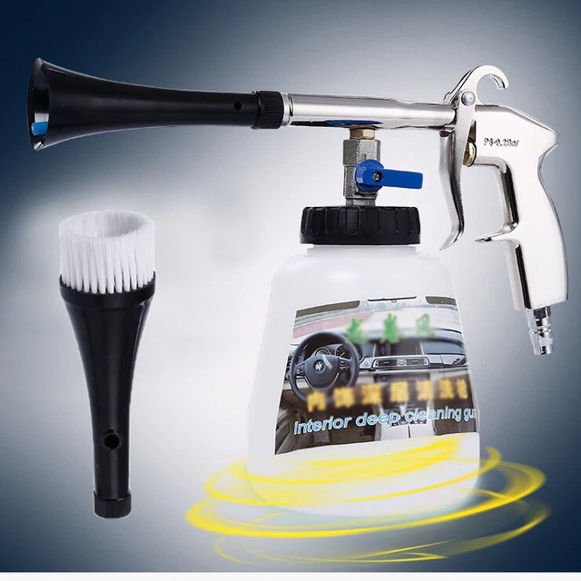HIGH PRESSURE AIR Pulse Car Cleaning Gun Interior Exterior Tornado Tool ...