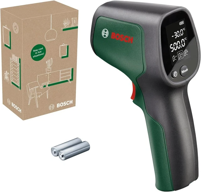 BOSCH INFRARED THERMOMETER Advanced Temp -30°C...+500°C Identify ...