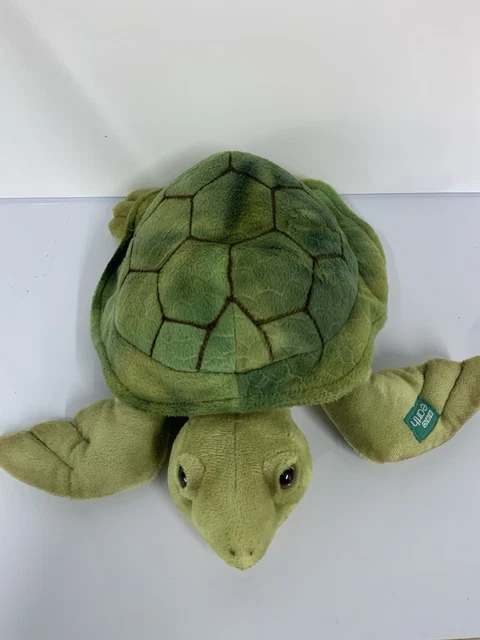 BBC EARTH BLUE Planet Green Turtle Plush Soft Toy 11-inch Tortoise ...