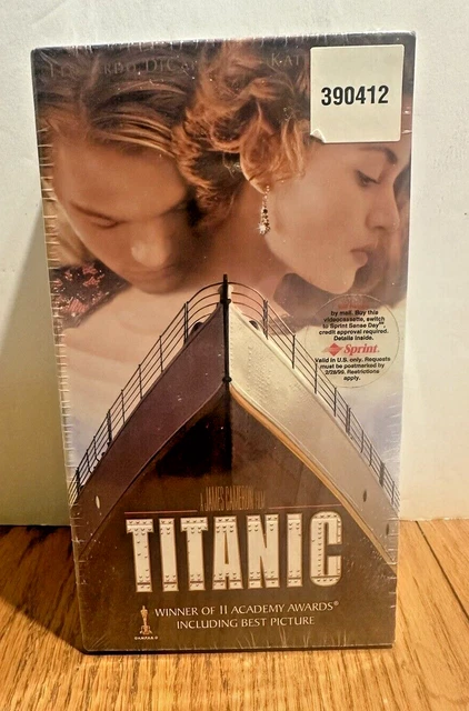 TITANIC - JAMES Cameron 2 Tape Set - New VHS Tape Sealed in Plastic £8. ...