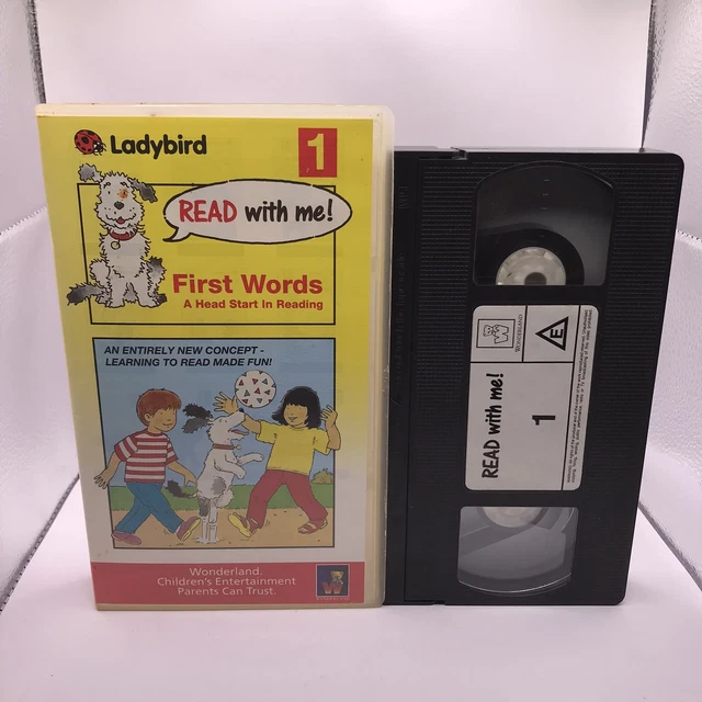 LADYBIRD READ WITH Me - Vhs Video - First Words - Childrens £6.49 ...