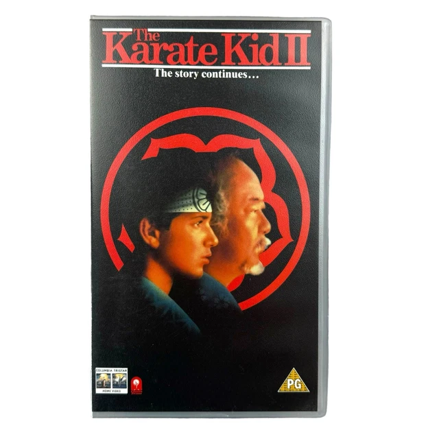 THE KARATE KID 2 Video VHS Film Action Sport Vintage Movie Cert PG 1986 ...