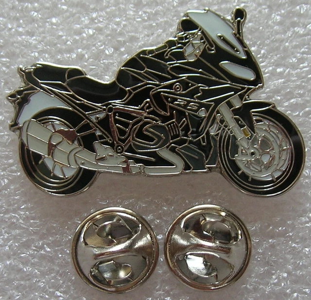 PIN ANSTECKER BMW R 1250 RS / R1250RS schwarz black Motorrad Moto Art ...