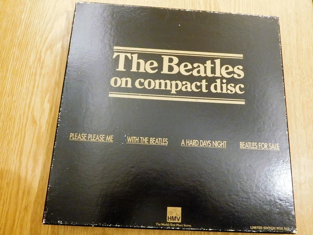 THE BEATLES HMV Very LTD 4 CD BOX SET 1987 First 4 Albums on CD Rare ...