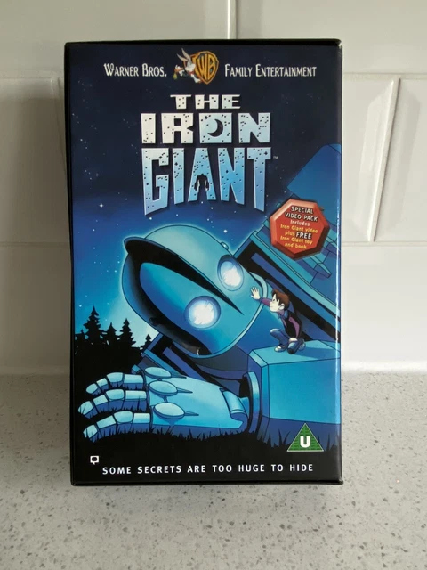 THE IRON GIANT Special Video Pack (VHS, Iron Giant Toy & Book) £25.00 ...