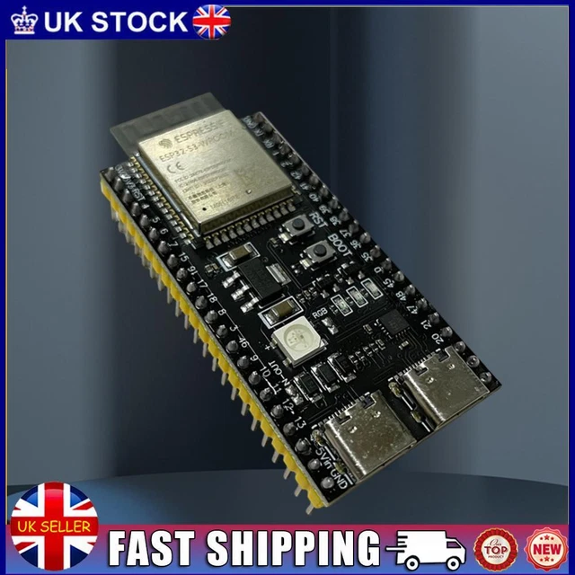 ESP32/ ESP32-S3/ESP32-C3 DEVELOPMENT Board Dual Type-C (N16R8 Welded) £10.19 - PicClick UK