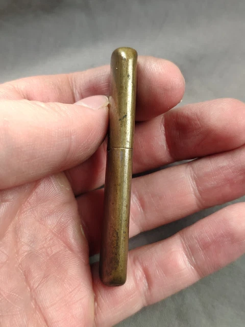 VINTAGE BRASS PETROL Lighter WW1 Trench Art Lighter. For restoration £ ...