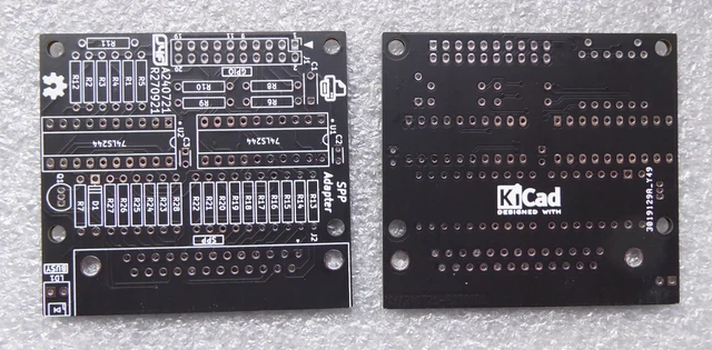 STAMPANTE PARALLELA SPP legacy nuda PCB per Z80-MBC2, V20-MBC & 68K-MBC ...