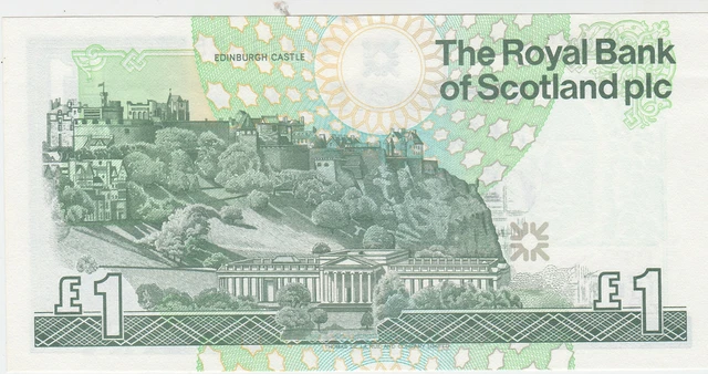 ROYAL BANK OF SCOTLAND SCOTTISH ONE POUND £1 NOTE C93 977525 Nr Unc $5. ...