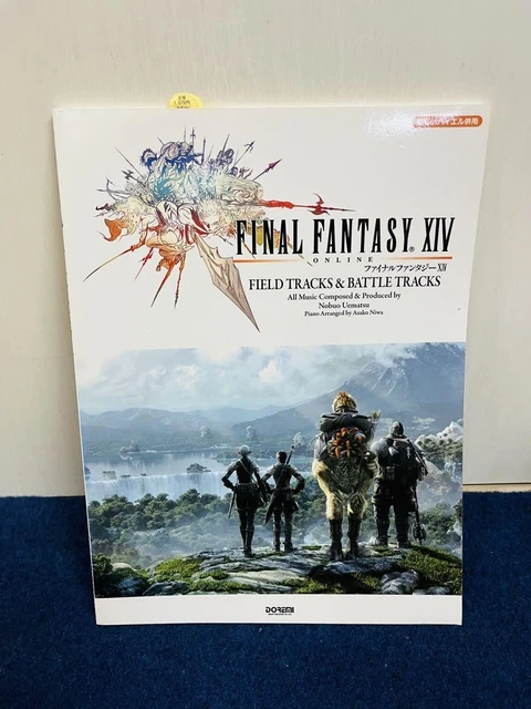 FINAL FANTASY XIV Piano Sheet Music Book Field Tracks Battle Tracks ...