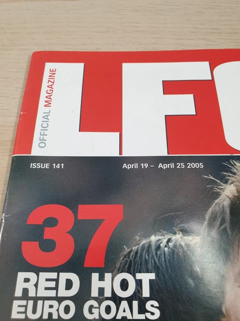 LIVERPOOL FC LFC Football Club Official Magazine Issue 141 April 2005 Xabi Euros £5.99 - PicClick UK