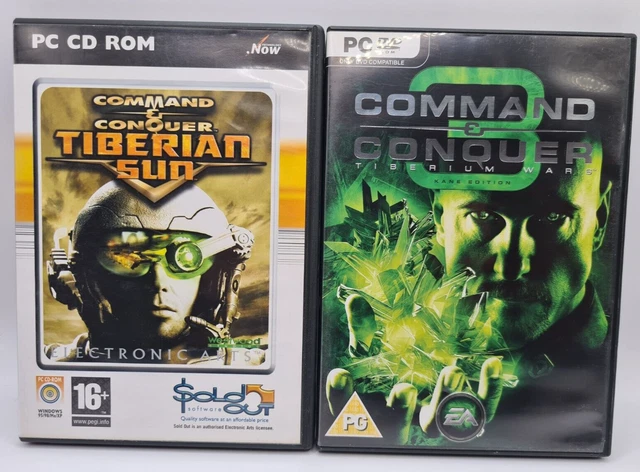 COMMAND&CONQUER TIBERIAN SUN + C&C3 Tiberian Wars Kane Edition - PC Games Bundle £11.00 ...