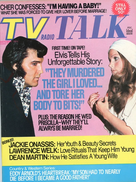 OCTOBER 1974 TV Radio Talk Magazine Elvis Presley Cover £11.80 ...