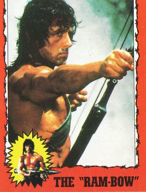 RAMBO FIRST BLOOD Part II & Rocky II Individual Trading Cards £3.99 ...
