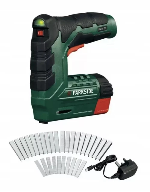 PARKSIDE 4V CORDLESS Nailer Stapler Gun With USB Charger PAT 4 D6 £63. ...