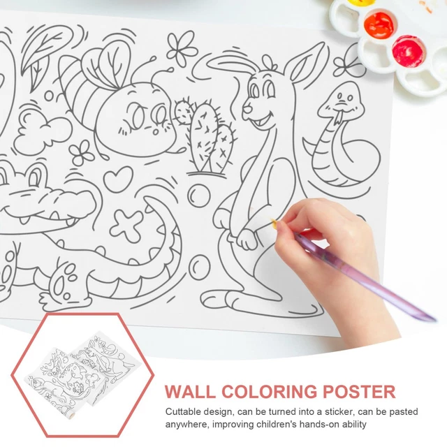 PAPER FOR KIDS to Draw Children's Graffiti Coloring Painting Scroll $26 ...
