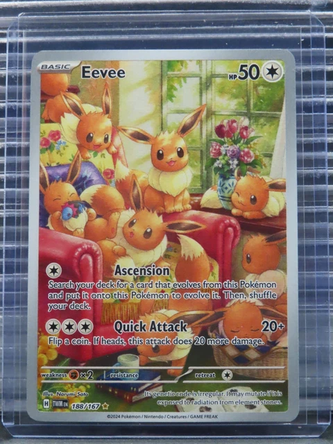 2024 POKEMON SV06 Twilight Masquerade Eevee Illustration Rare 188/167 ...