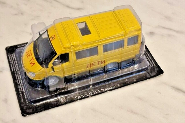 DEAGOSTINI MODEL 1/43 Scale GAZ-322121 School Bus Diecast £15.09 - PicClick UK