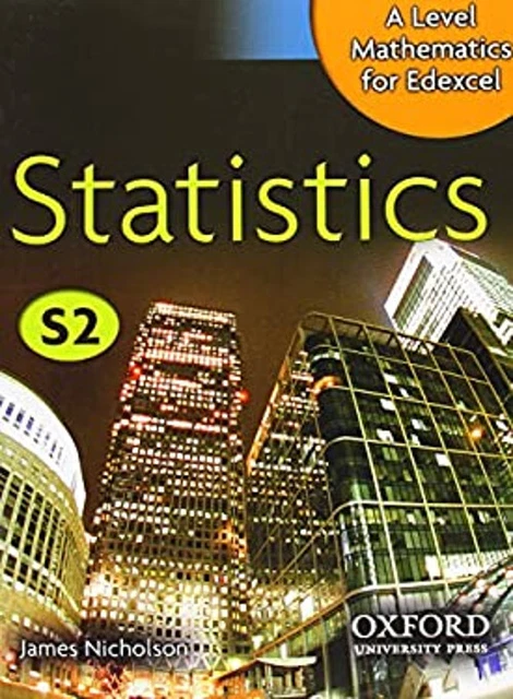A LEVEL MATHEMATICS pour Edexcel : Statistics S2 Livre de Poche James ...