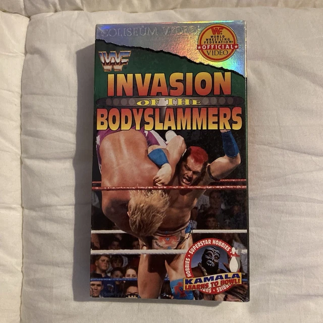 WWF INVASION OF The Bodyslammers 1993 VHS Coliseum Video Wrestling NEW ...