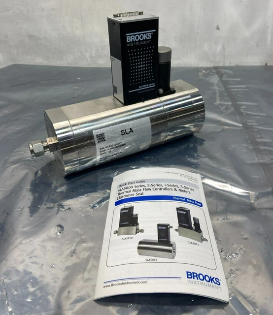 BROOKS SLA5800 SERIES SLA5853S2CAB3B2A1 Thermal Mass Flow Meter, N2 ...