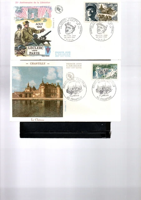 LOT DE 2 Enveloppes 1Er Jour France 1969 EUR 1,90 - PicClick FR