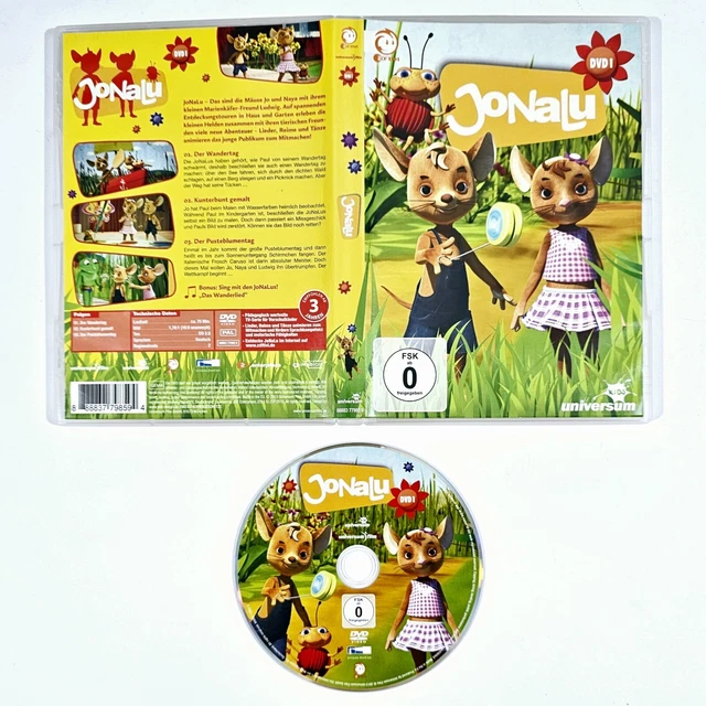 DVD ENFANTS ANIMATION Jonalu #1 Allemand Dessin-Animé Chansons ...