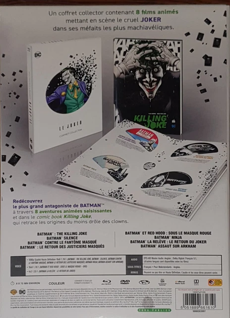 COFFRET BLU RAY collector Joker 8 Films Animés édition spéciale FNAC ...