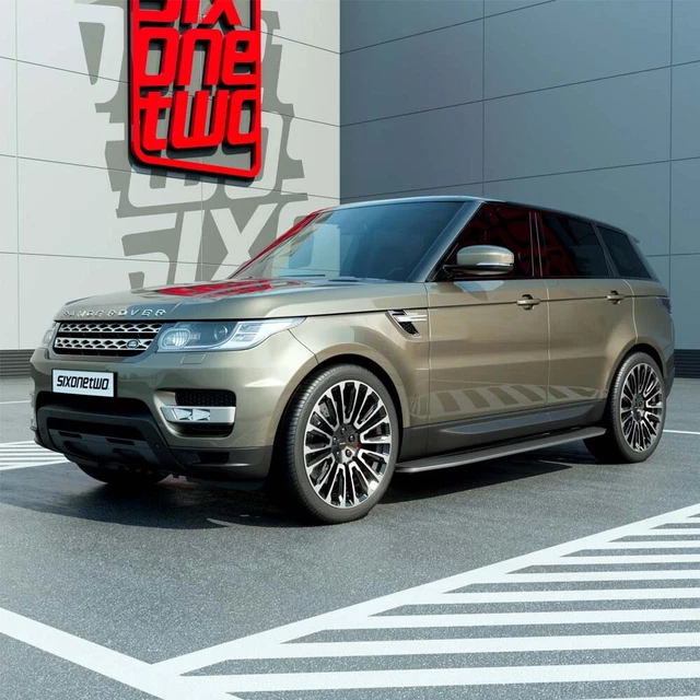 RANGE ROVER SPORT L494 Genuine HAWKE Side Steps Running Boards SILVER ...