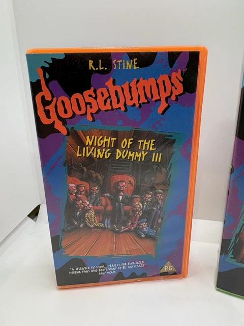 GOOSEBUMPS VHS TAPE Bundle x7 Camp Nightmare Haunted Mask R.L Stine 90s ...