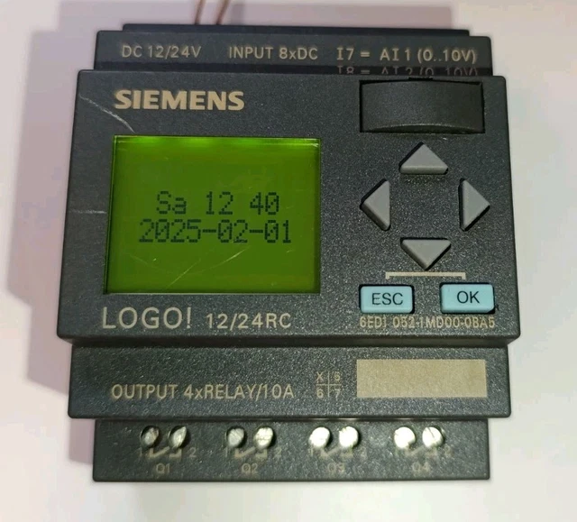 SIEMENS LOGO 12/24RC 6ED1-052-1MD00-0BA5 Siemens EUR 49,00 - PicClick DE