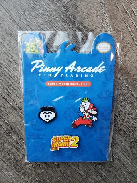 SUPER MARIO 35TH Anniversary Pin Set Pinny Arcade $39.99 - PicClick