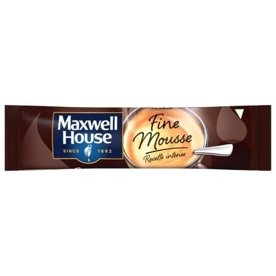 LOT DE 6 - MAXWELL HOUSE - Fine Mousse Recette intense - Café soluble ...