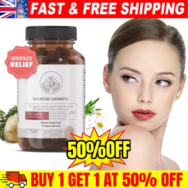 HAPPY MAMMOTH HORMONE Harmony Natural Hormonal Support for Women £10.45 ...