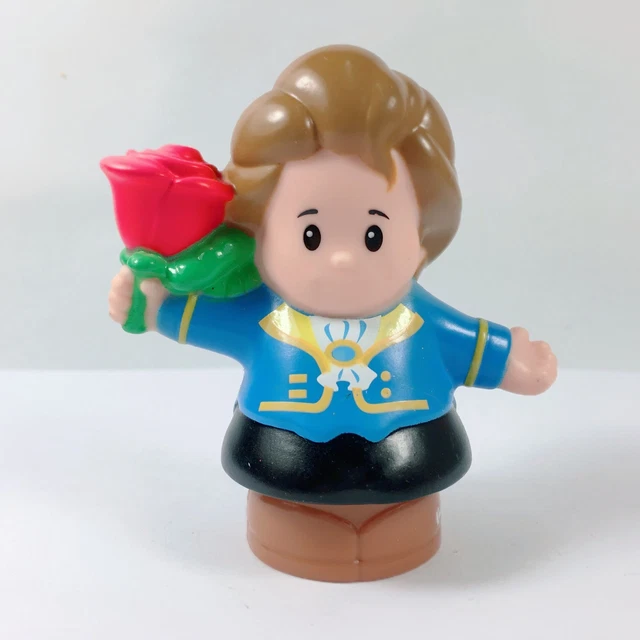 FISHER PRICE LITTLE People Disney Prince Adam with Rose Doll Toy Girls ...