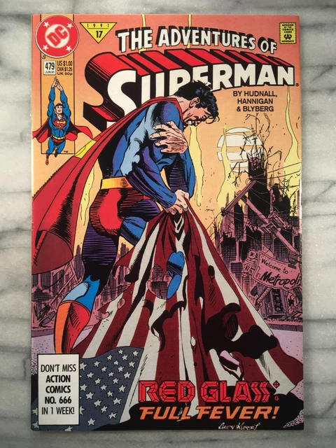 ADVENTURES OF SUPERMAN #479 (1991-DC) **High+ grade** $7.99 - PicClick CA