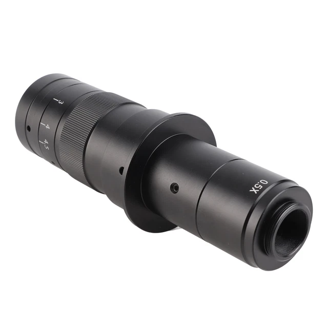 300x Zoom Lens Video Microscope Magnification Adjustable 180X 150X 130X ...