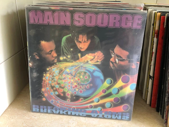MAIN SOURCE BREAKING Atoms OG 1995 Reissue US Wild Pitch LP Vinyl Hip ...