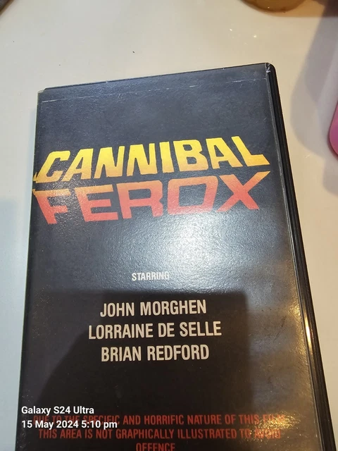 CANNIBAL FEROX VHS Video Cassette Original Replay Release 1980s £90.00 ...