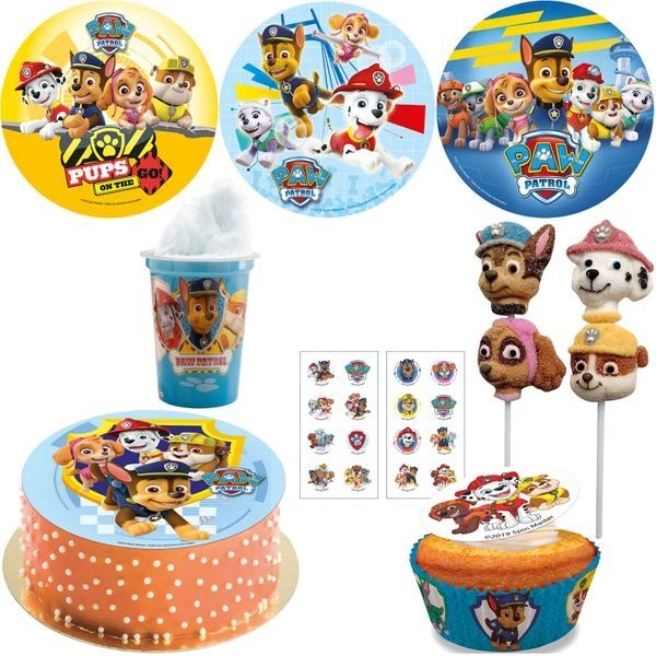 PAW PATROL CAKE Pad Cake Cake Decorative Kids Birthday Party Baking Set ...