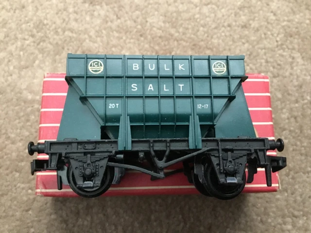 HORNBY DUBLO 2/3 Rail 4627 ICI Bulk Salt Presflo Wagon Excellent Free p ...